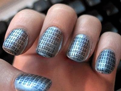 67 Awesomely Geeky Manicures | Cool Geek Nail Art