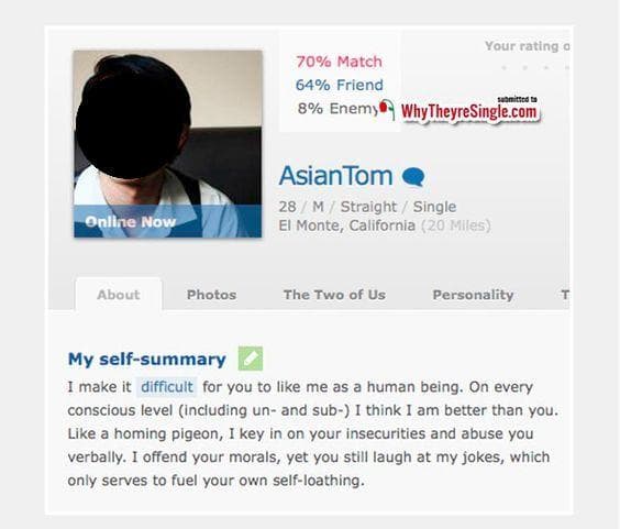 Worst Online Dating Fails, Stories, and Bad Profiles