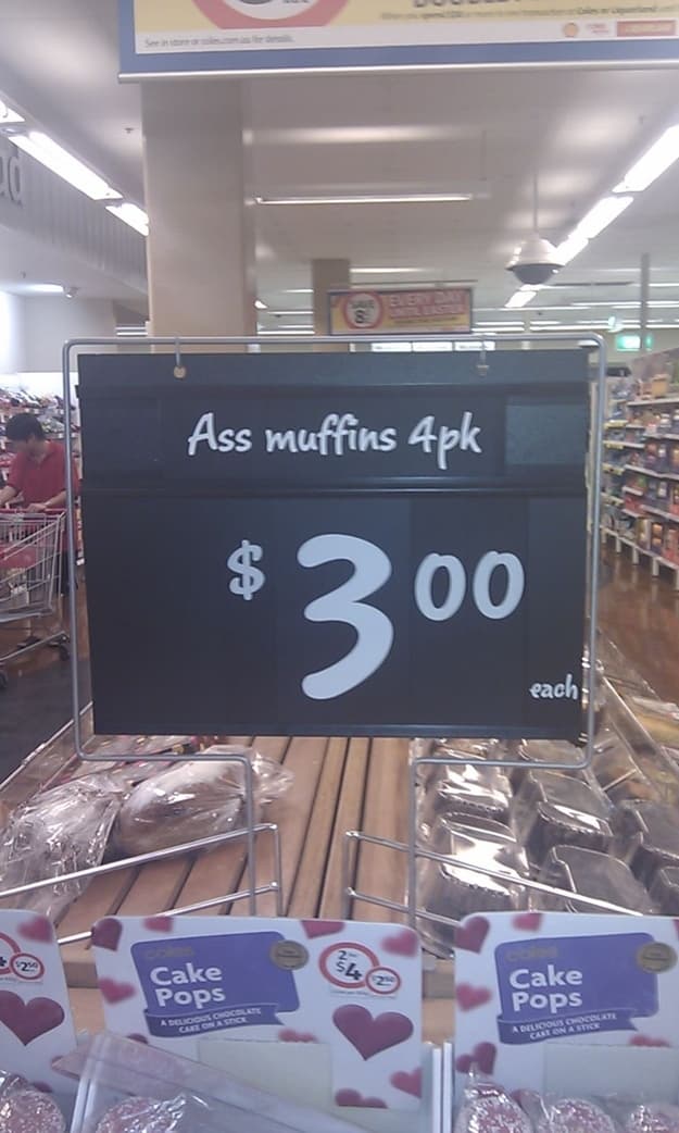 Funny Supermarket FAILs | Grocery Store Sign & Stickers