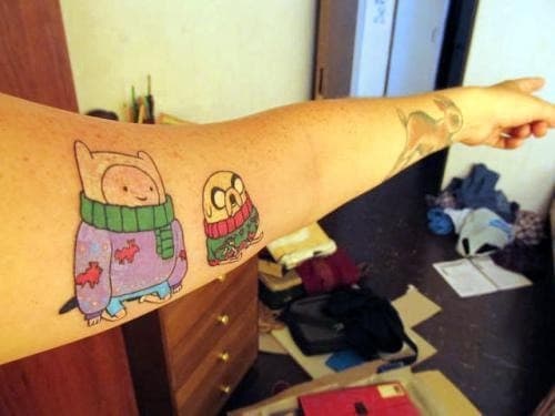 Adventure Time Tattoo Designs & Ideas