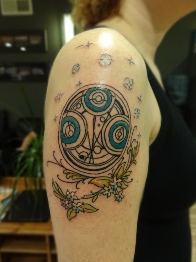 Doctor Who Gallifreyan Symbol Tattoo