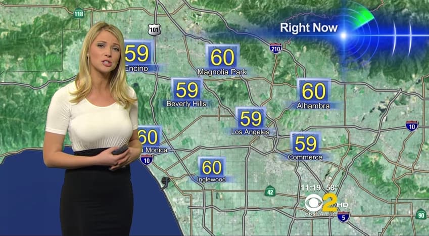 The Most Attractive Weather Girls, Ranked By Fans