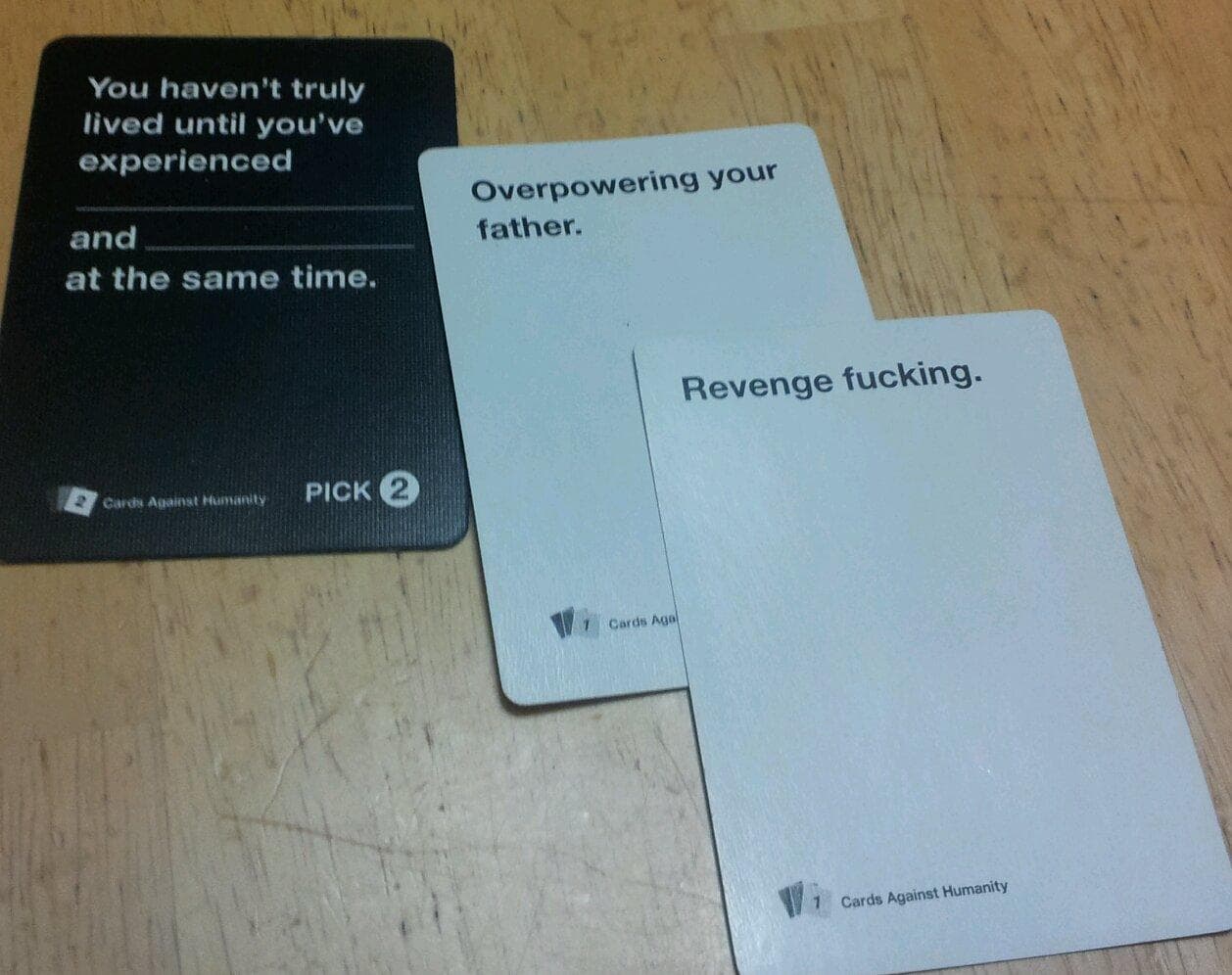 51 Hilariously Offensive Cards Against Humanity Moments