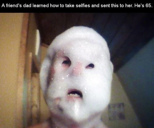 Mirror Selfie Fail