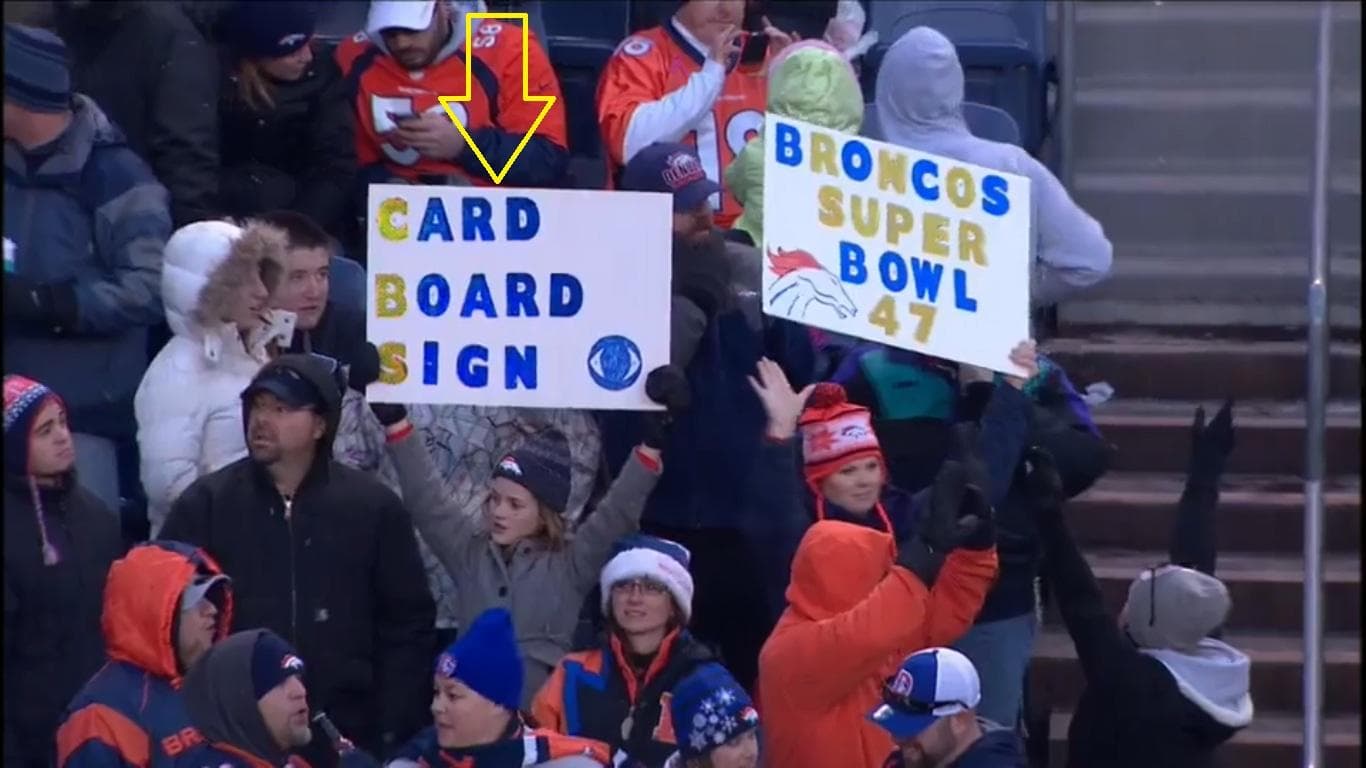 Football Fan Signs