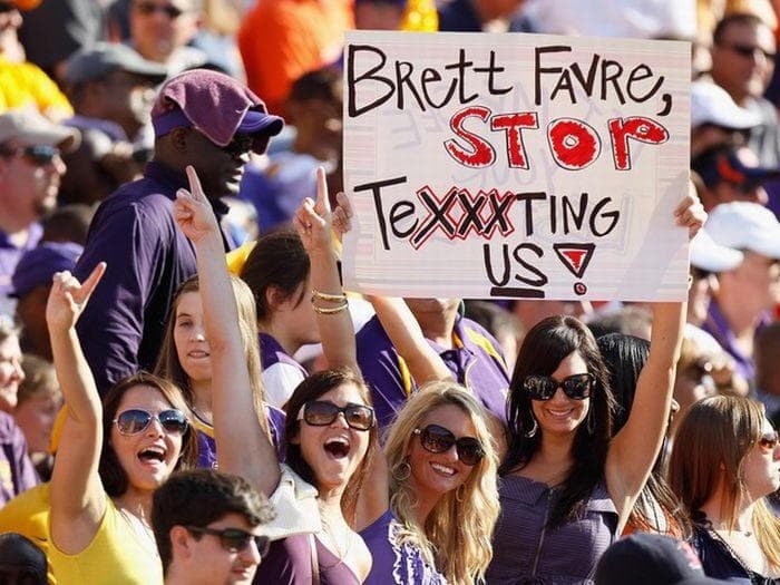 The Funniest NFL Game Day Signs