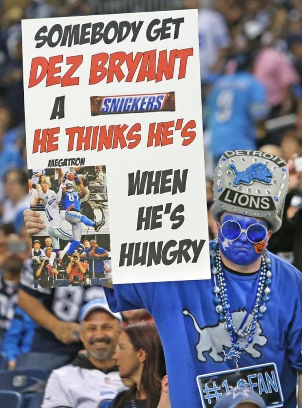 Funny Soccer Fan Signs