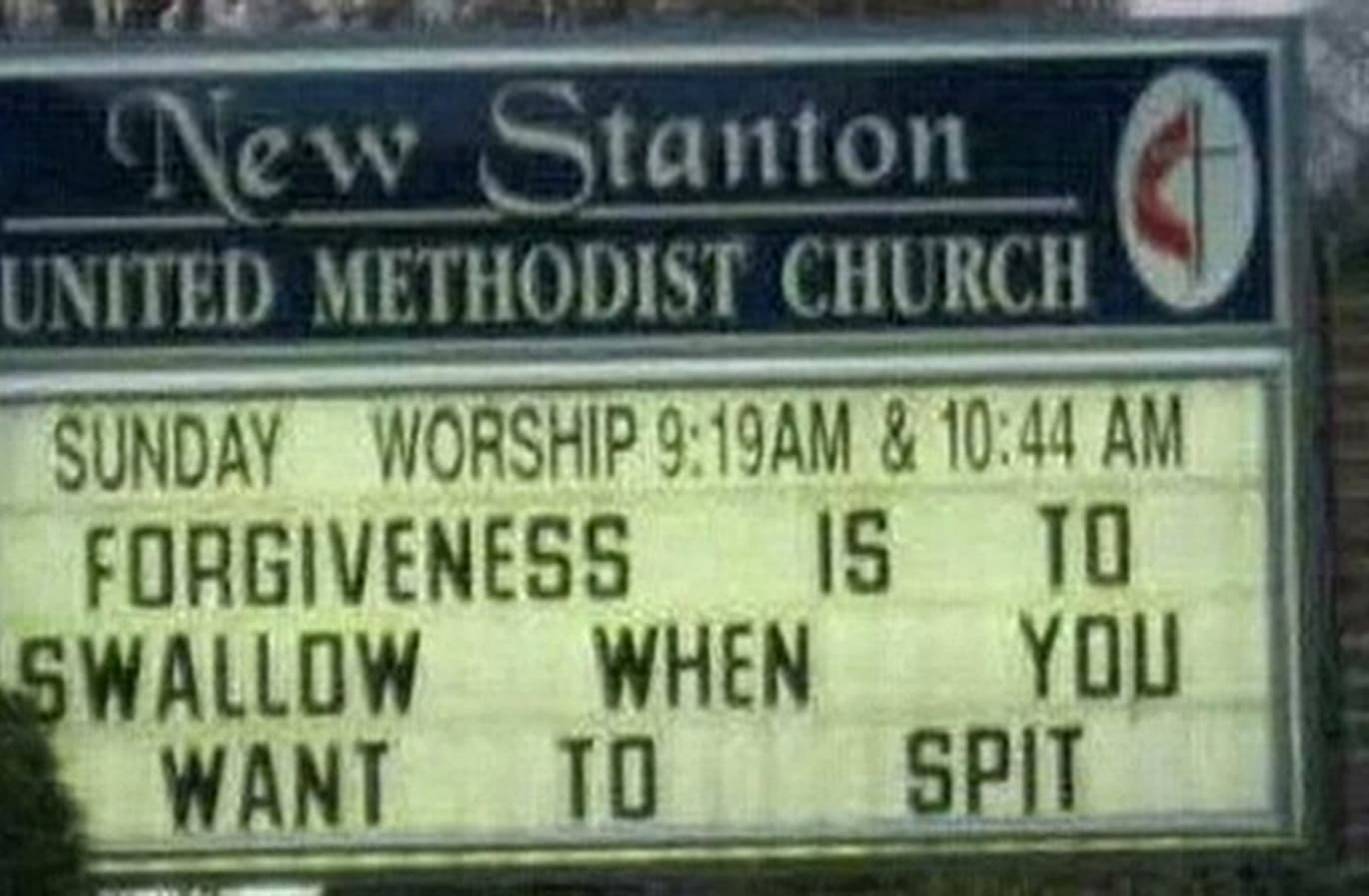 Offensive Church Signs | List of Funny Church Signs