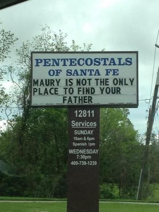 Offensive Church Signs | List of Funny Church Signs
