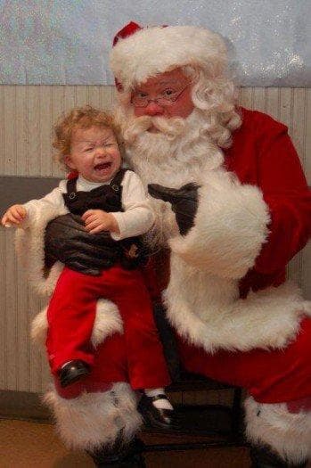 15 Kids Terrified of Sitting on Santa's Lap
