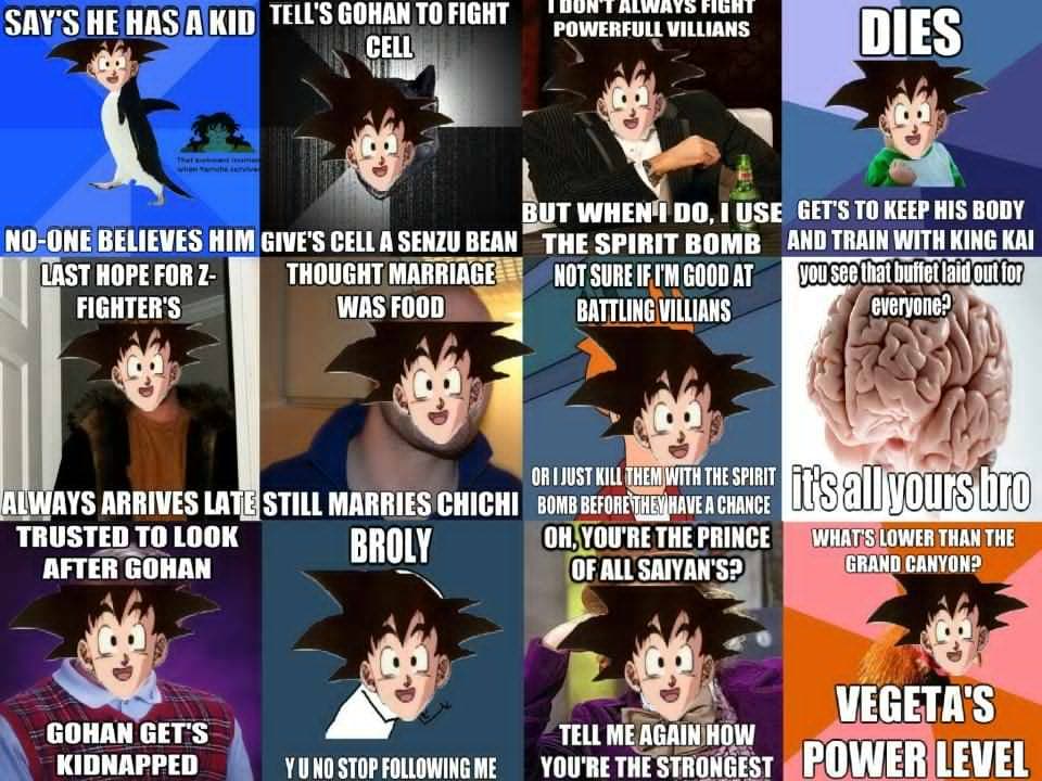 The Best Dragon Ball Z Memes & Funny DBZ Jokes
