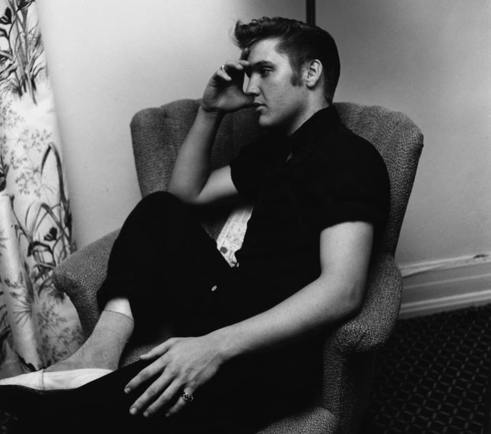Elvis Presley Side View
