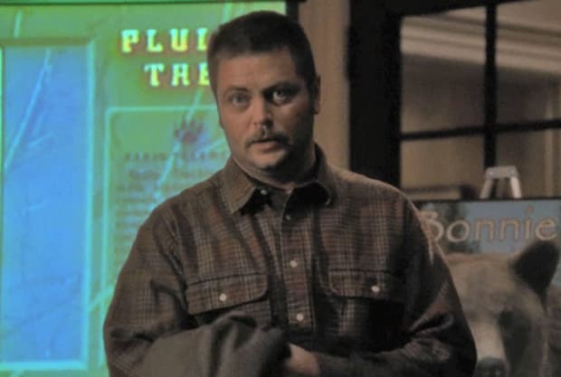 10 Hilarious Pictures of Young Nick Offerman Without His Mustache