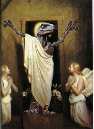 Raptor Jesus | Best Jesus Raptor Meme