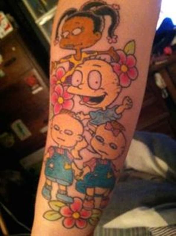 90s Cartoon Tattoos | Funny 90s Cartoon Ink (Photos)