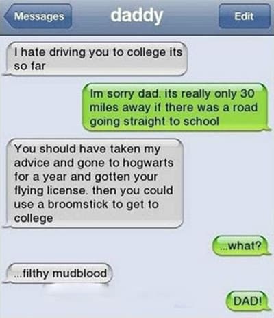 Texts from Dad