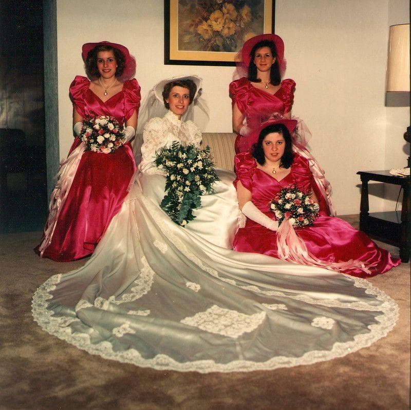 80s Wedding Photos | What Weddings Looked Like in the 1980s
