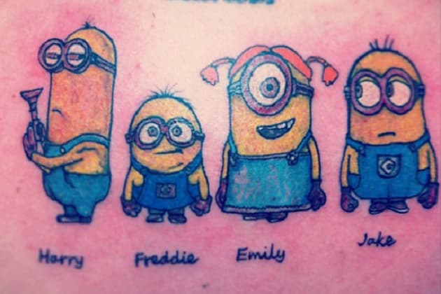 Minion Tattoo List | People Who Got the Minions Tatted On Them