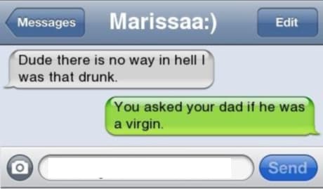 Funny Morning After Texts | Text Messages About Being Drunk