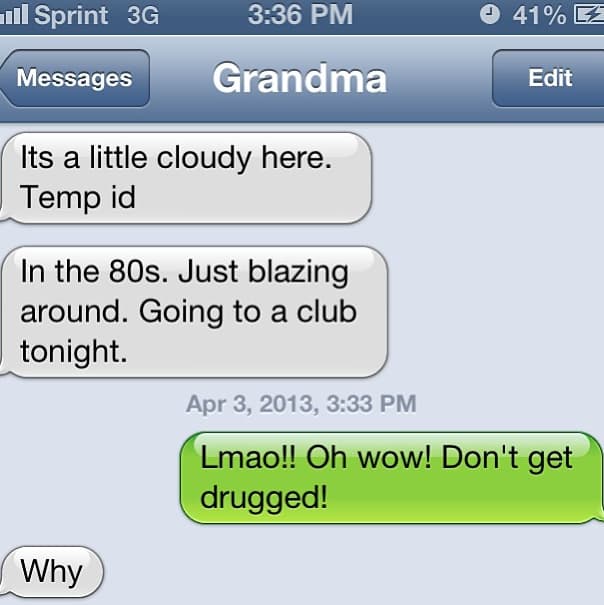 Funny Texts from Grandma | Text Messages from Old People