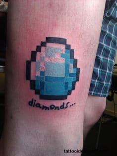 33 Brilliant Minecraft Tattoos Including Creepers & Steve