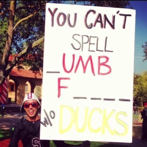 33 Funny Game Day Signs | Creative Sports Signs from Fans