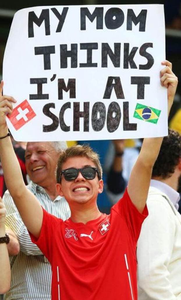 33 Funny Game Day Signs | Creative Sports Signs from Fans