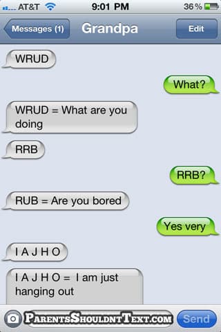 19 Hilarious Text Messages From Grandfathers