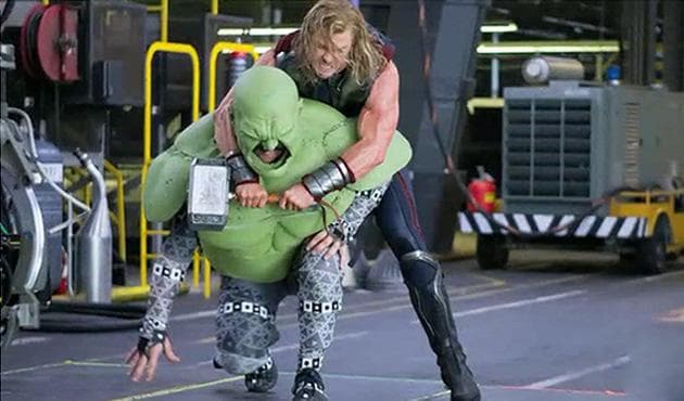 Behind the Scenes Pictures of Actors Playing CGI Characters