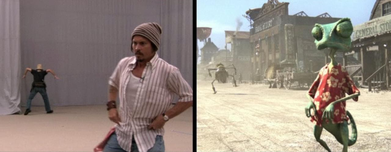 Behind the Scenes Pictures of Actors Playing CGI Characters