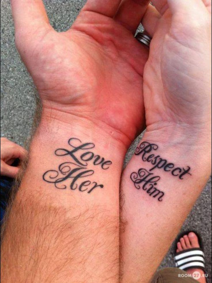 Wedding Tattoo Ideas | Pictures of Marriage & Engagement Tattoos