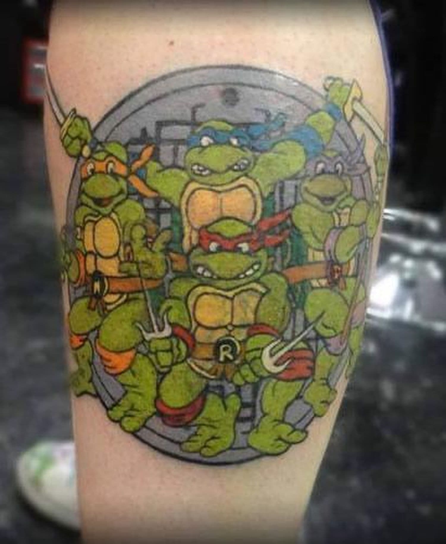 Female Ninja Turtle Tattoo