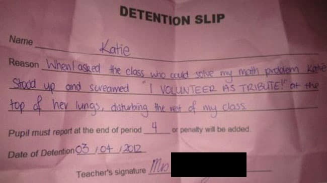The 18 Funniest Detention Slips Ever Issued