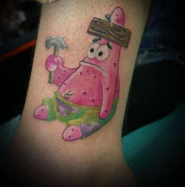 24 Incredible SpongeBob SquarePants Tattoos