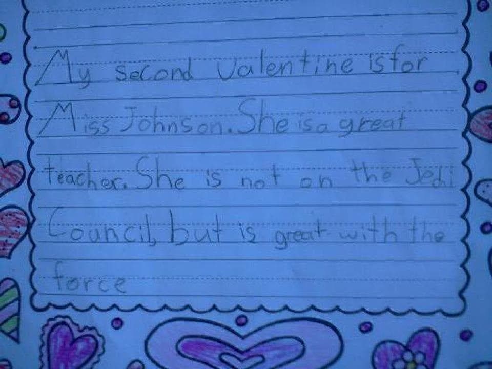 10 Adorable Elementary School Love Notes Written by Kids