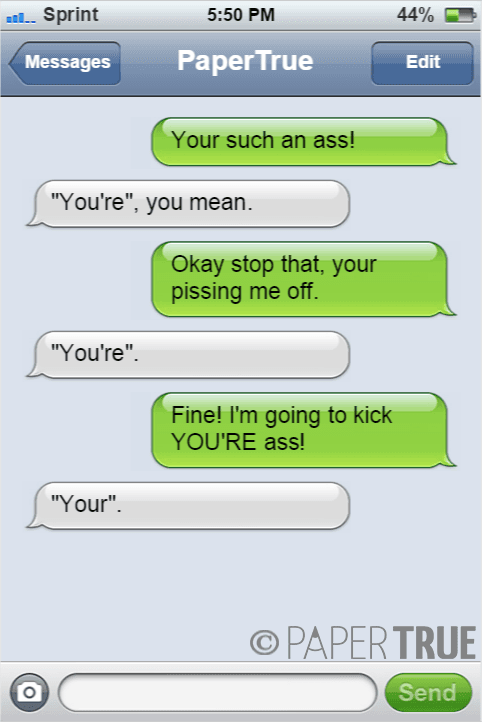 20 Hilarious Texts from Grammar Sticklers