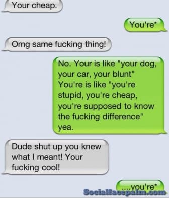 20 Hilarious Texts From Grammar Sticklers