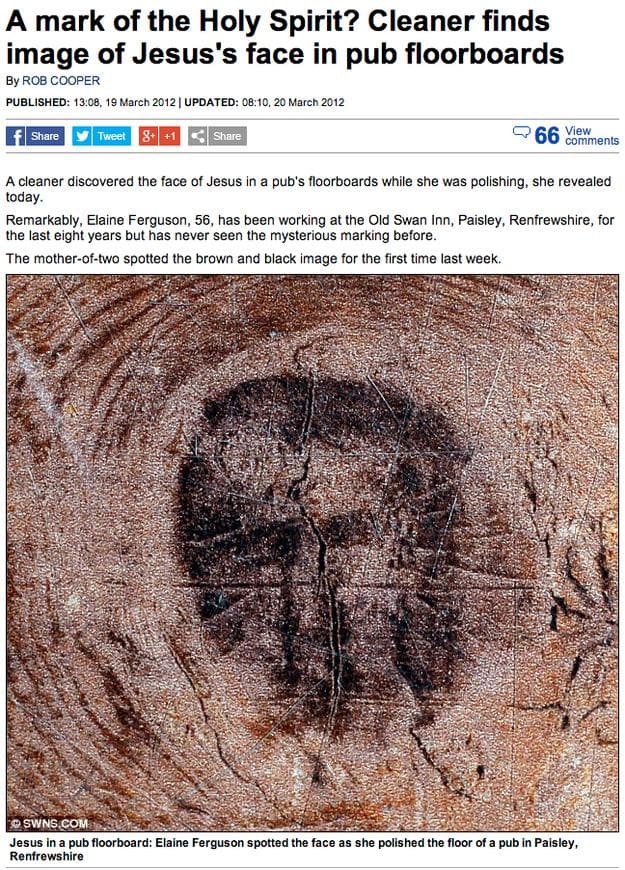 Ordinary Objects That Look Like Jesus Christ