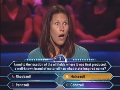 Who Wants to Be a Millionaire Fails, Funny Answers