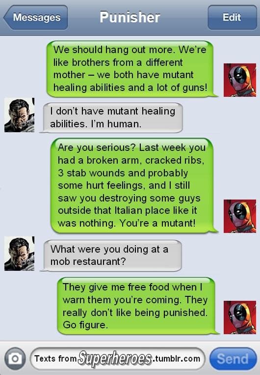 The Funniest Texts From Deadpool, Ranked
