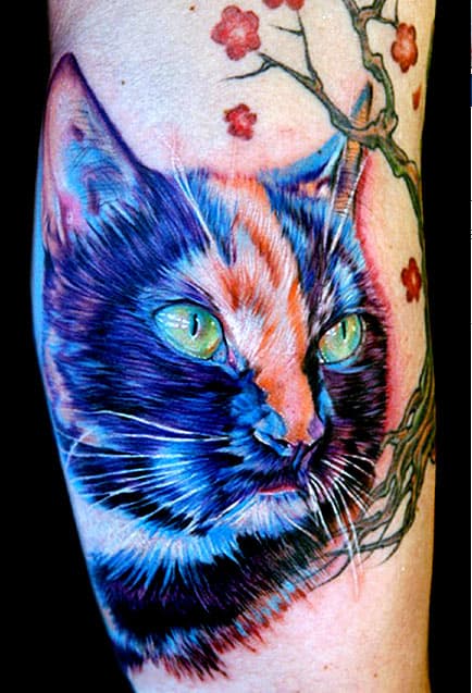 Cat Tattoo Ideas | Photos of Cat Tattoos