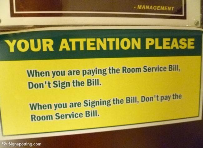 Funny Hotel Signs | Hilarious Motel & Hotel Sign Photos