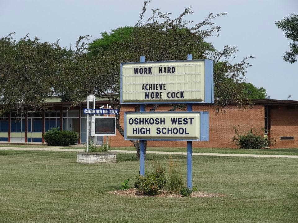 Funny School Signs | Photos of Hilarious School Sign FAILs