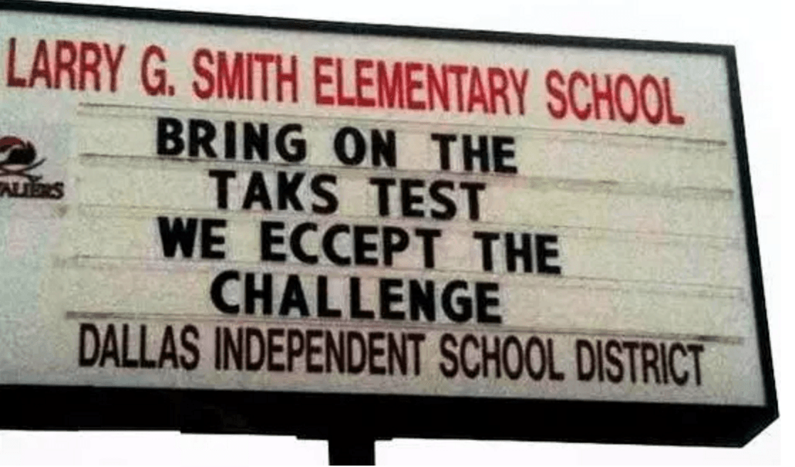 Funny School Signs | Photos of Hilarious School Sign FAILs