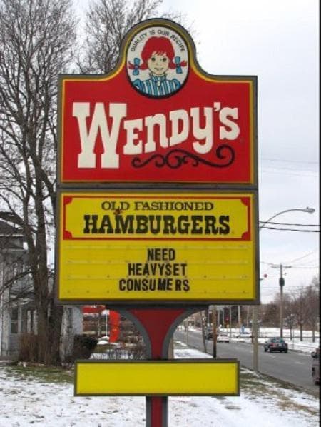 Funny Fast Food Signs | Photos of Hilarious Fast Food Sign FAILs