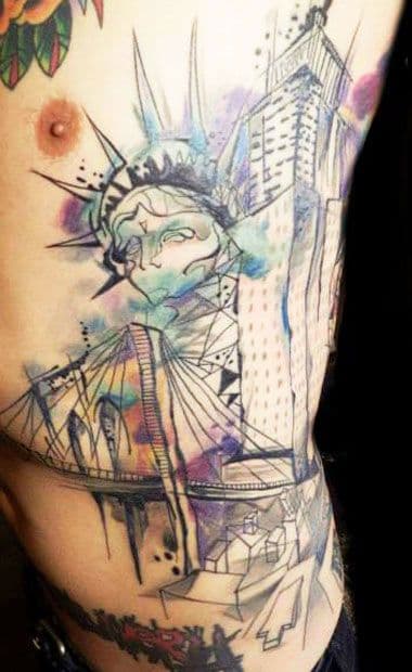 45 Cool Hometown Pride Tattoos of Cities or States