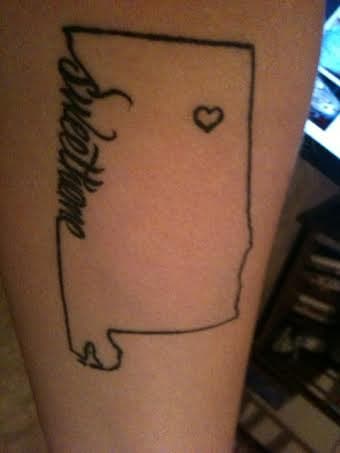 45 Cool Hometown Pride Tattoos of Cities or States