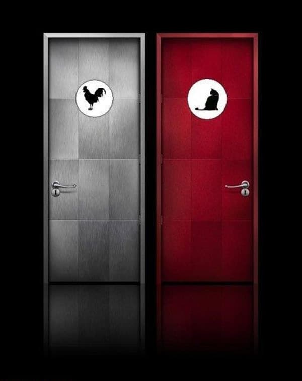 42 Funny Mens and Womens Bathroom Signs Spotted in Public