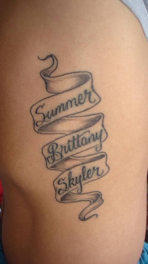 Family Tattoo Designs With Names