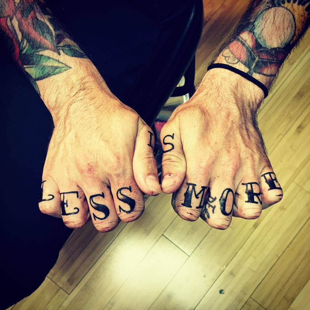 Knuckle Tattoo Ideas | Designs for Knuckle Tattoos